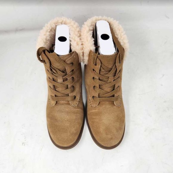 UGG | Shoes | Womens 6 Ugg Harrison Lace Boot In Chestnut Suede | Poshmark